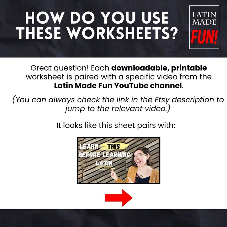 The 5 Cases of Latin Worksheet - Latin Made FUN! - Etsy