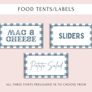 I Do BBQ Food Tent, Food Labels, I Do BBQ Couples Shower, Wedding ...