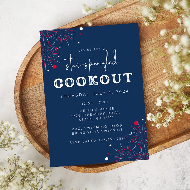 Cookout Invitation - Etsy