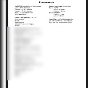 NPTE Study Guide: Cardiopulmonary, Neuro, Musculoskeletal (PDF) - Etsy