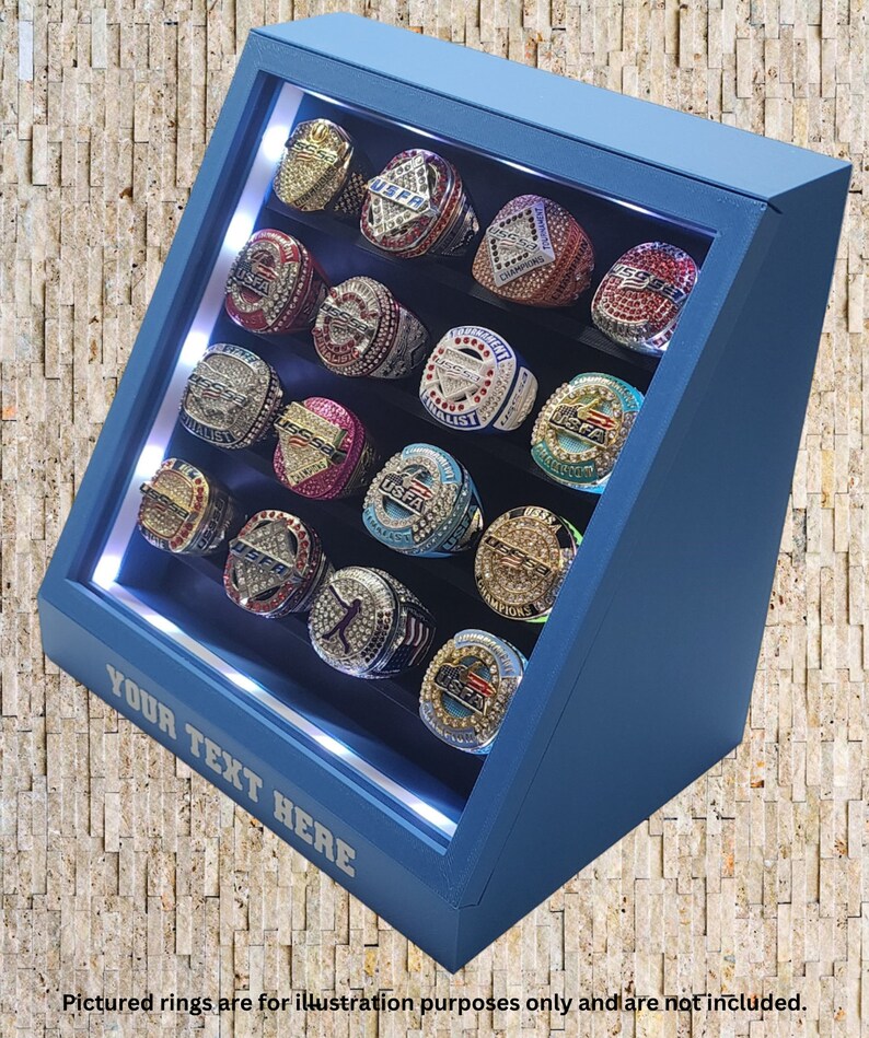 Custom Championship Ring Display Box - Etsy