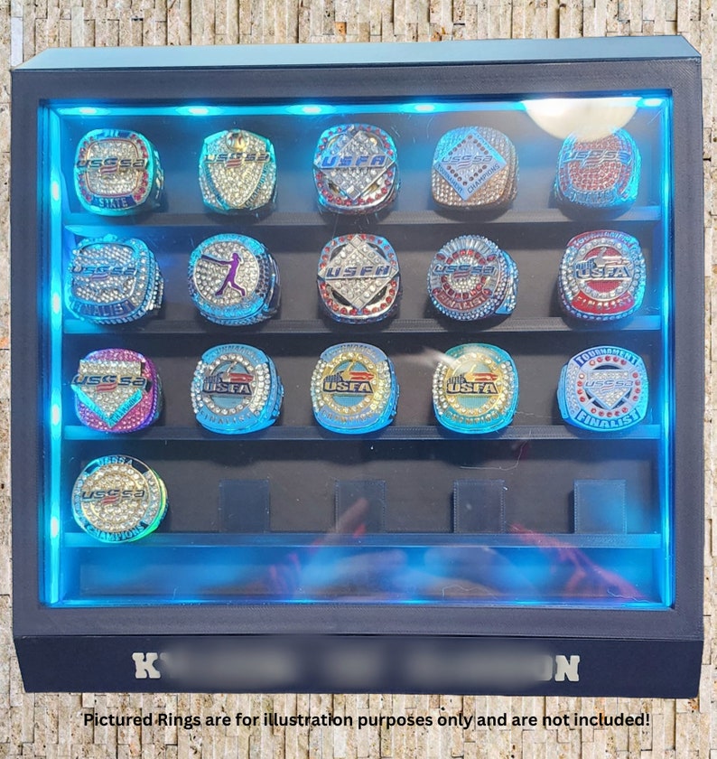 Custom Championship Ring Display Box - Etsy