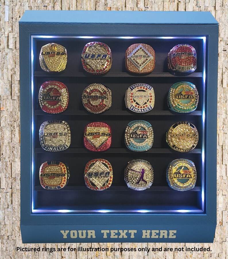 Custom Championship Ring Display Box - Etsy