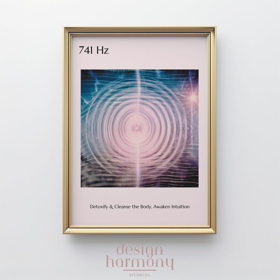Solfeggio Frequencies Poster - 741 Hz, Detoxify and Cleanse the Body ...
