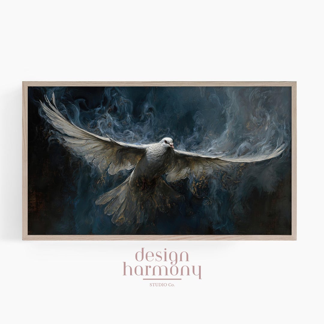 Dove Frame TV Art | Christian Home Decor (digital Download) - Etsy