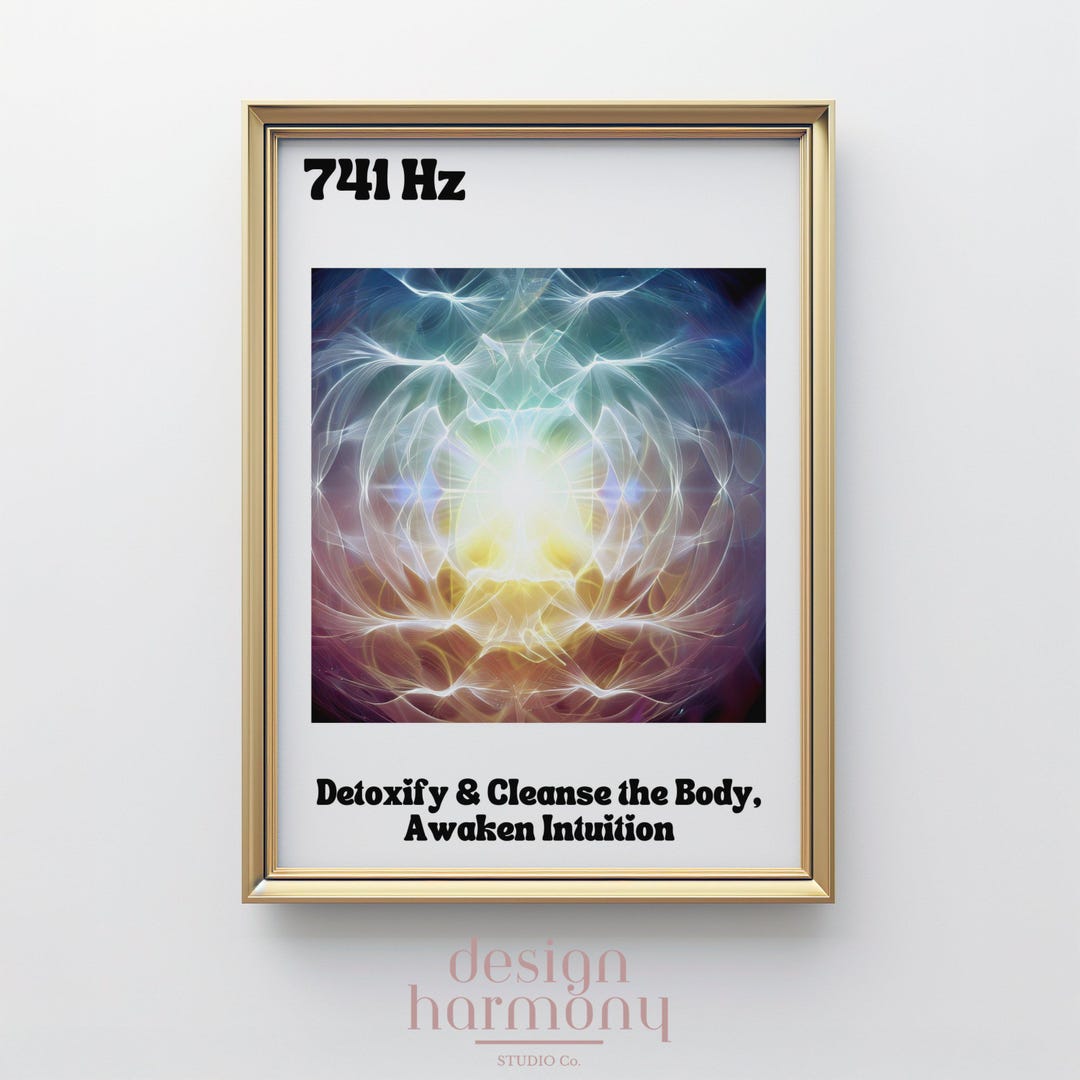 Solfeggio Frequencies Poster - 741 Hz, Detoxify and Cleanse the Body ...