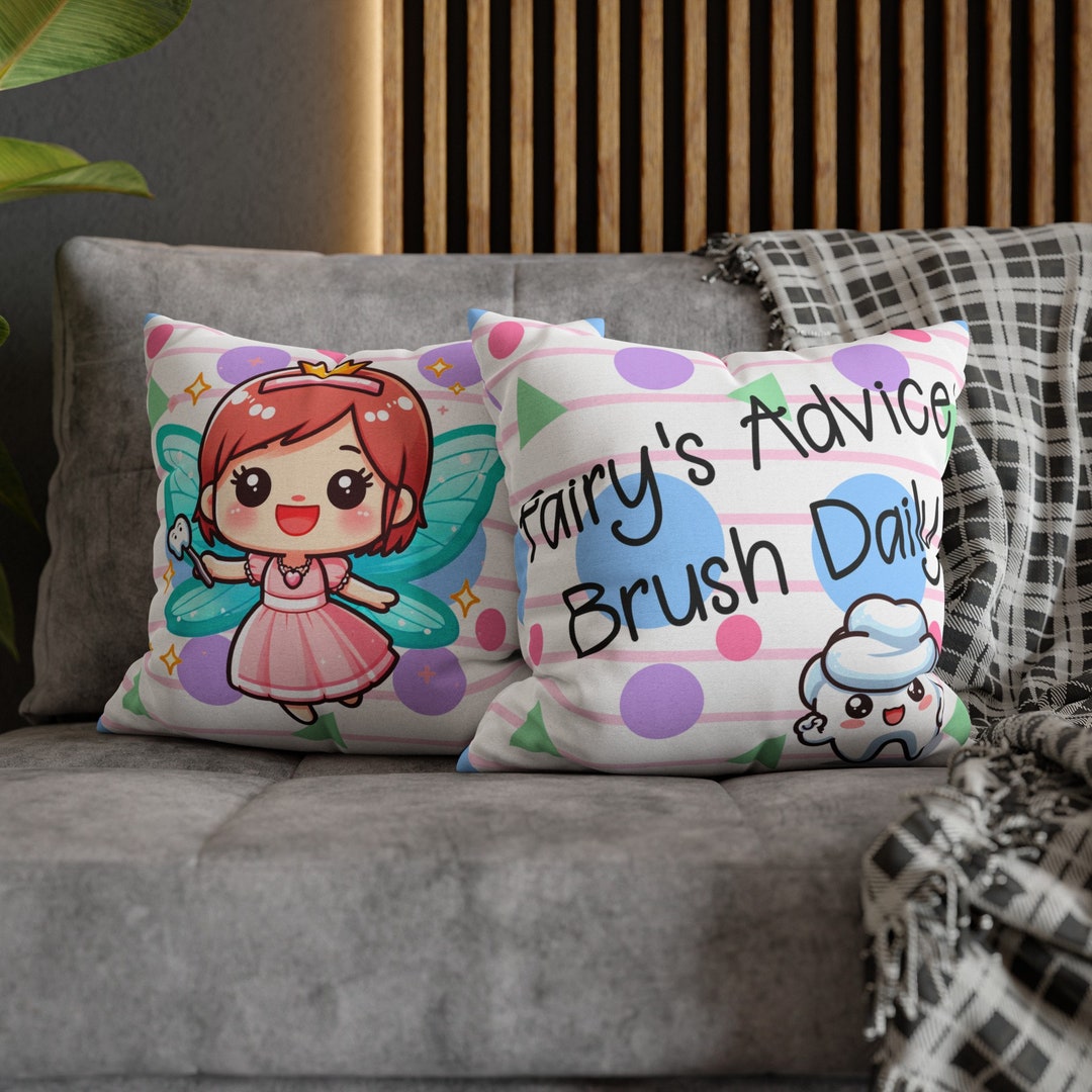 Tooth Fairy Tooth Designs Dentist's Waiting Room Pillow Dent, Pillows ...