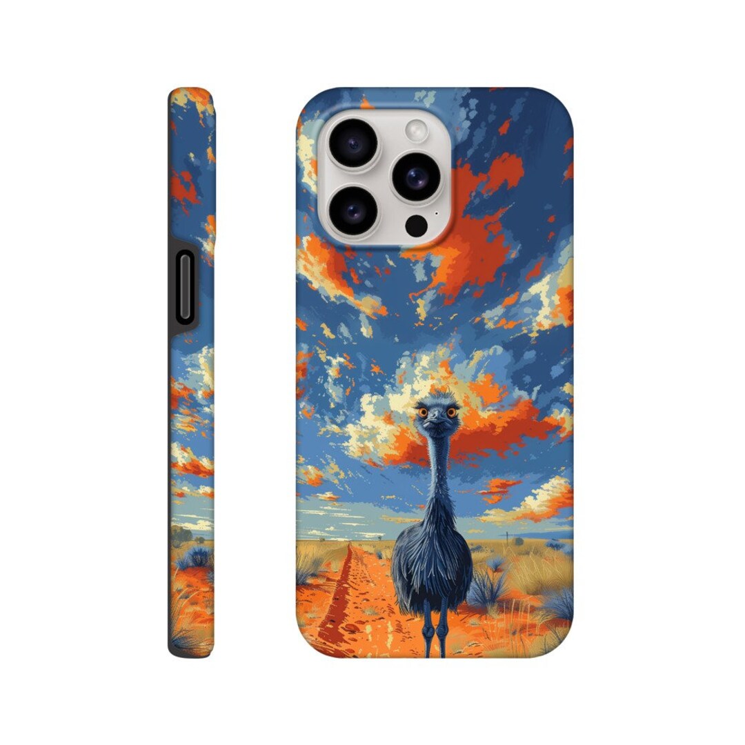 Cartoon Emu on Various Phone Cases - Etsy