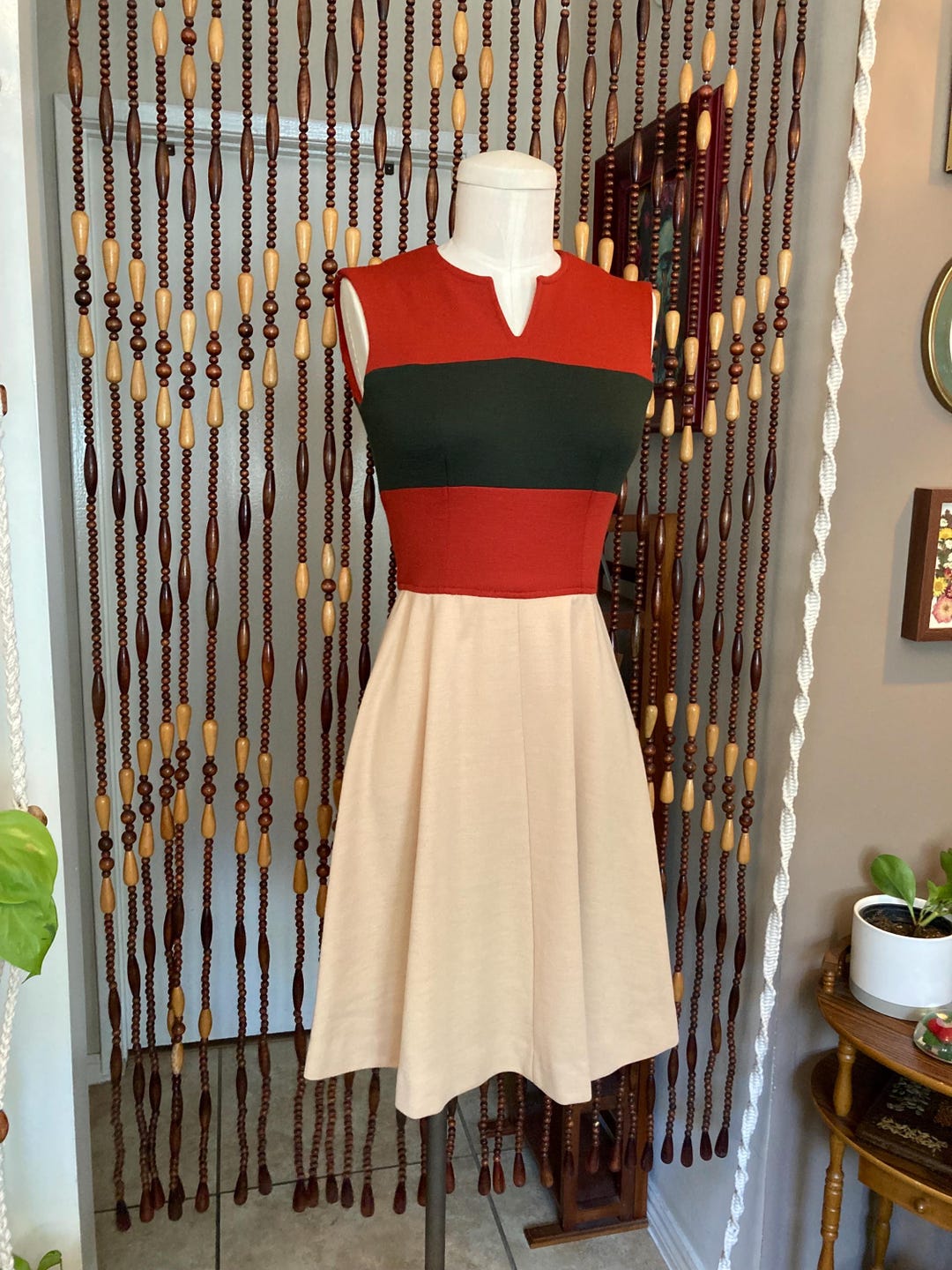 70s Mod Mini Dress 70s Polyester Mini Dress 70s Minimalist Dress Groovy ...