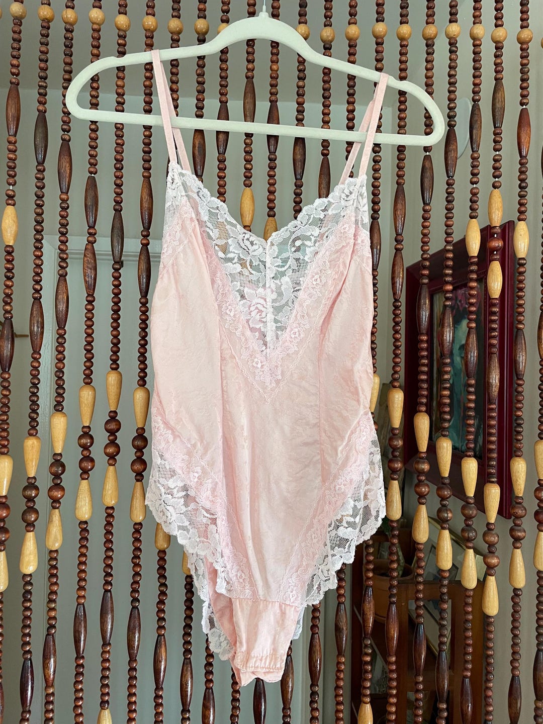 80’s Pink Silk Lace Teddy 80’s Lingerie Vintage Teddy Camisole Vintage ...