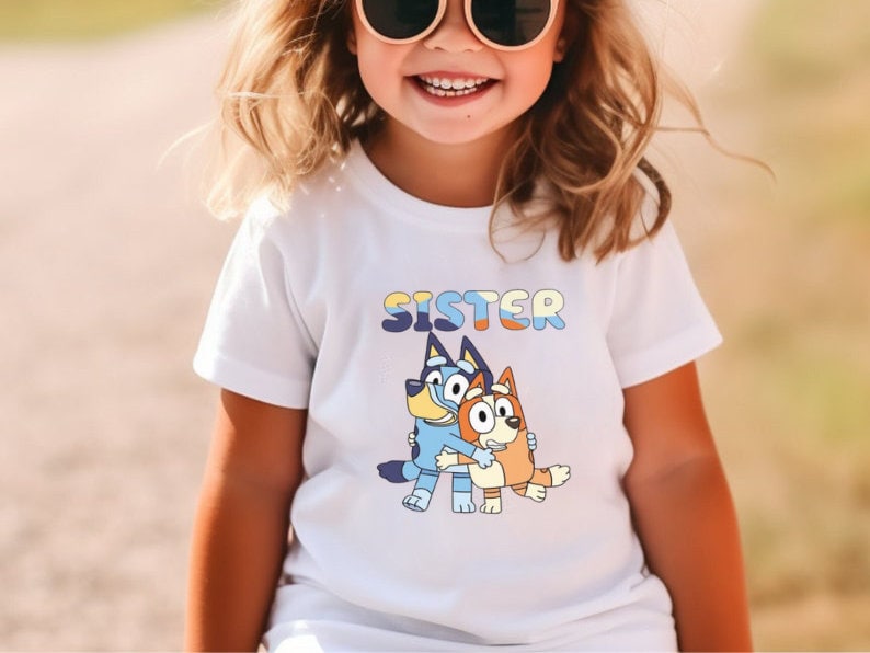 Bluey Sister Shirt, Bandit and Chilli Sweatshirt, Family Party Shirt ...