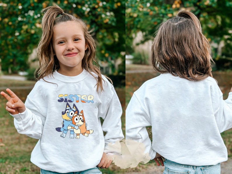 Bluey Sister Shirt, Bandit and Chilli Sweatshirt, Family Party Shirt ...