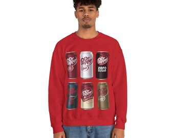 Dr Pepper Unisex Heavy Blend™ Crewneck Sweatshirt - Etsy