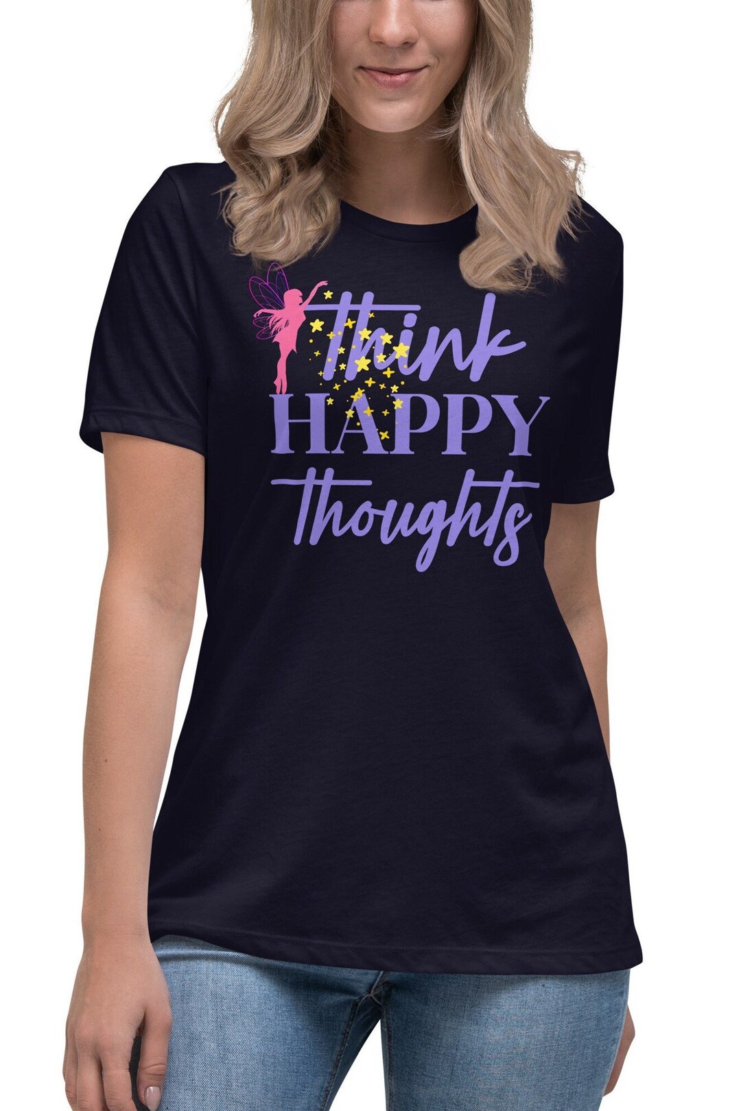 Positive Vibes Shirt Gift for Her Inspirational Quote Tee Think Happy ...