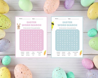 Easter/spring Word Search - Etsy