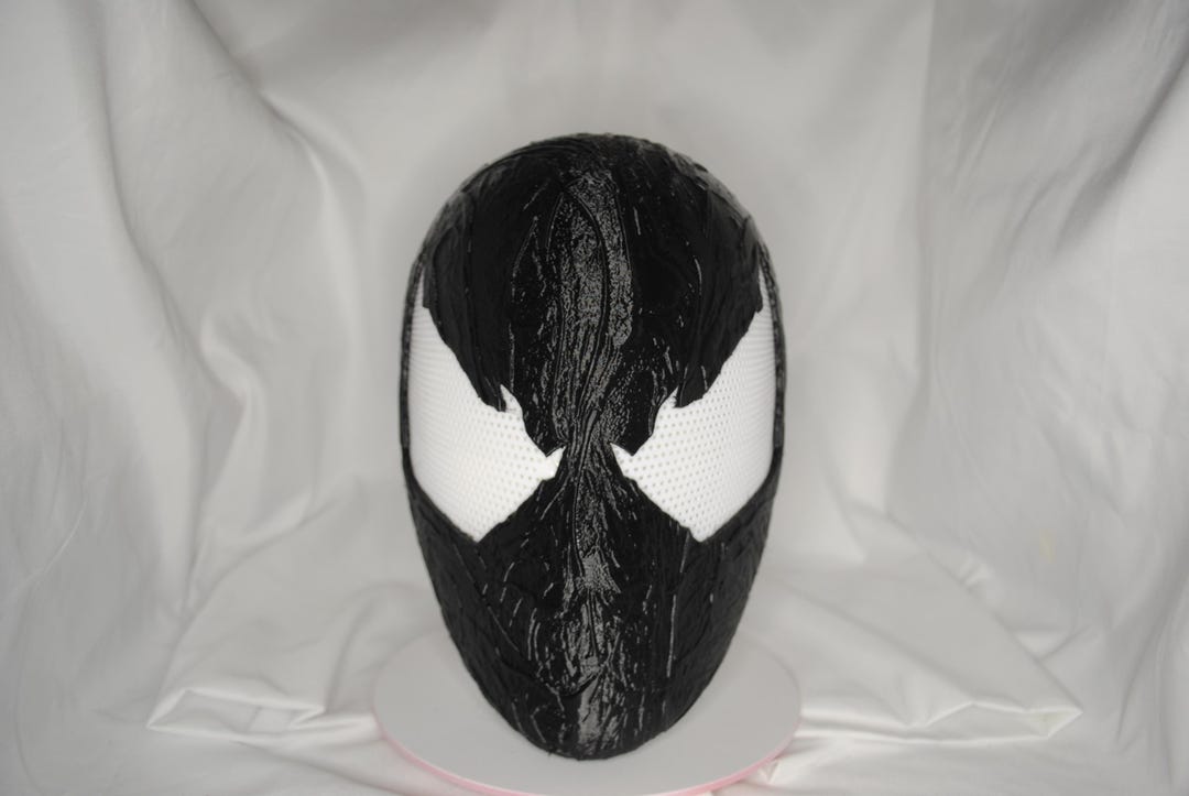 Spider-man Symbiote Cosplay Helmet - Etsy