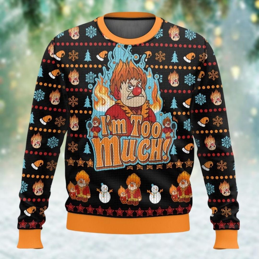 Heat Miser Christmas Sweater, the Year Without Santa Claus Xmas Shirt ...