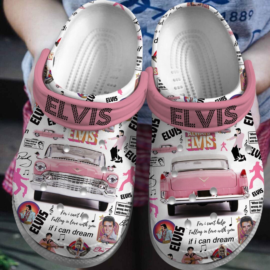 Elvis Presley Shoes, King of Rock Sandals, Rock N Roll Summer Shoes ...