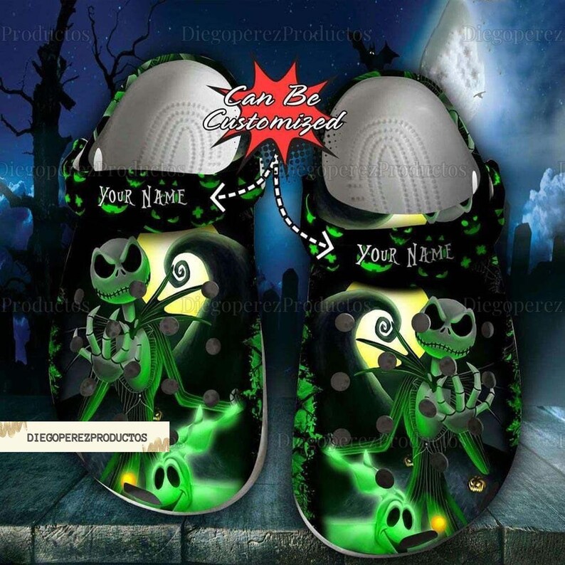 Custom Jack Skellington Shoes, Jack Skellington Sandals, Horror Movies ...
