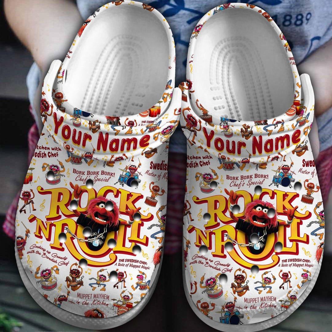 Personalized the Muppets Shoes, Disney Funny Shoes, Muppets Rock N Roll ...