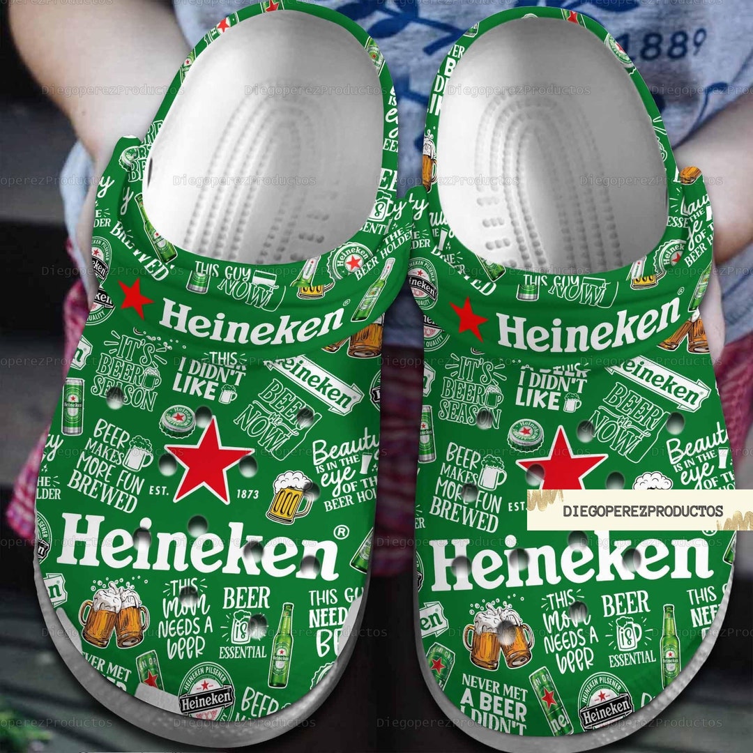 Heineken Men Shoes, Heineken Sandals, Heineken Beer Shoes, Heineken ...