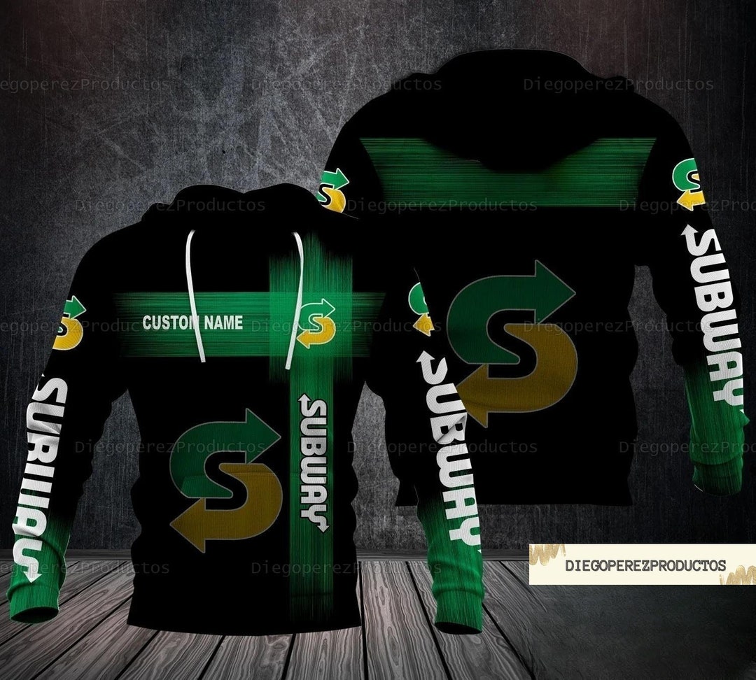 Custom Subway Hoodies, Subway 3D Hoodies, Subway Trendy Hoodies Men ...