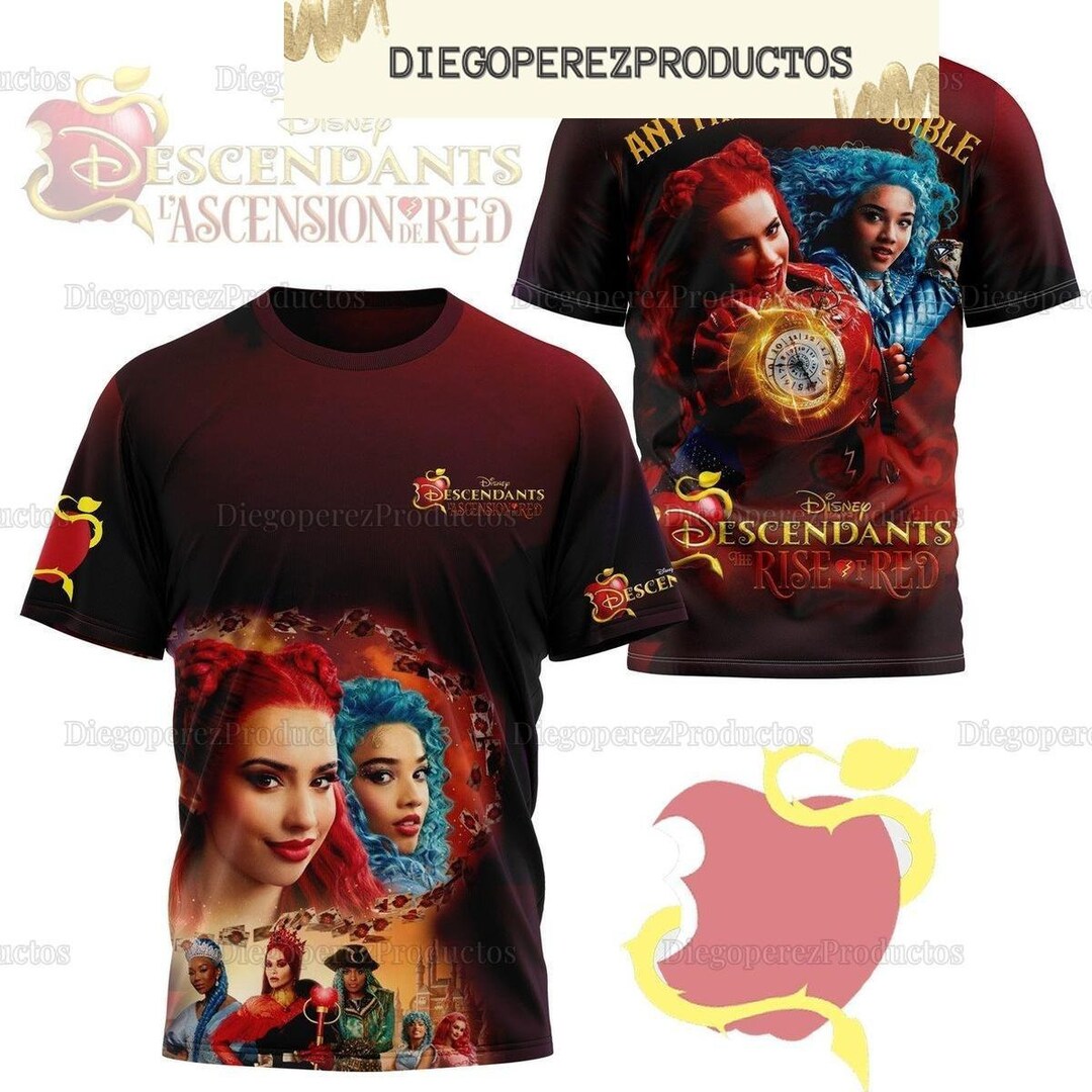 Descendents Shirt, The Rise Of Red Rebel At Heart Shirts, Disney ...