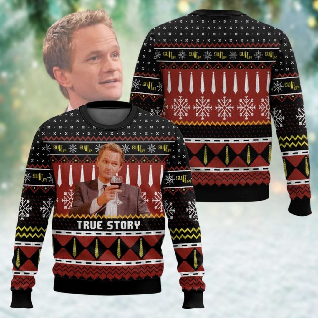 Barney Stinson Ugly Christmas Sweater, How I Met Your Mother Xmas ...