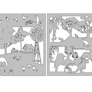 CNC CUTTING File-outback & Farm Designs Bundle Pack - Download Digital ...
