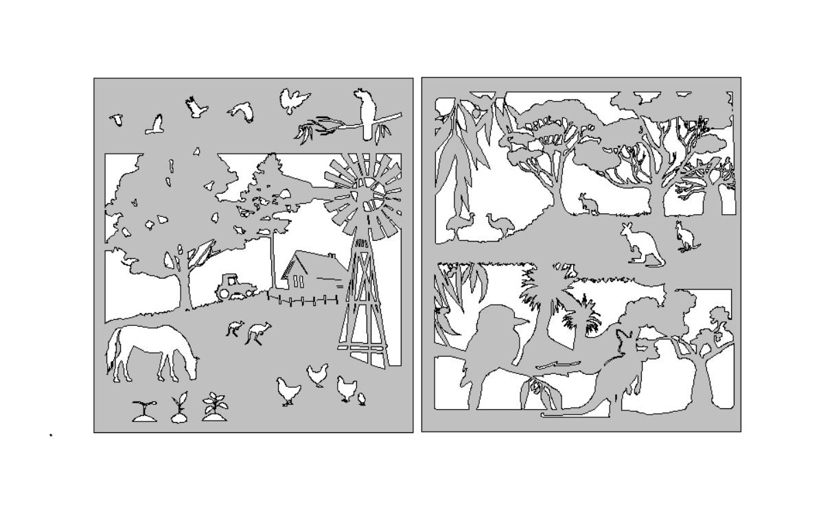 CNC CUTTING File-outback & Farm Designs Bundle Pack - Download Digital ...