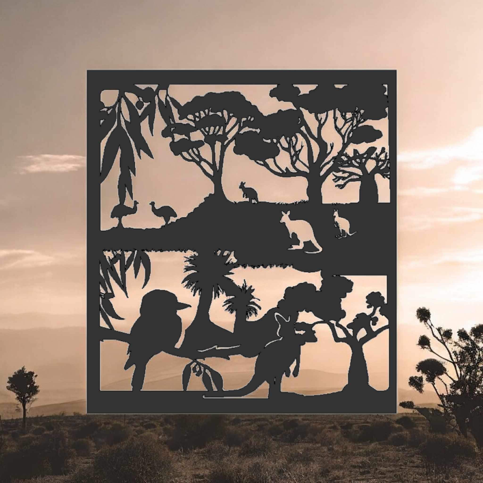 CNC DXF CUTTINGFILE- Outback & Farm Australian Designs Bundle Pack ...