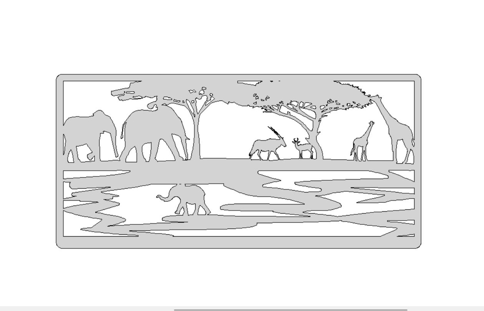 CNC CUTTING FILE- Safari Scenes Bundle Pack - Download Digital Cut ...