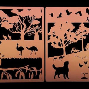 CNC DXF CUTTINGFILE- Outback & Farm Australian Designs Bundle Pack ...