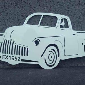Holden Vintage Retro Car DXF CNC CUTTINGFILE - Classic Car Design ...