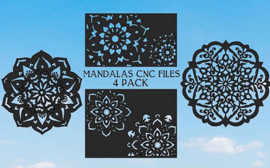 CNC CUTTING FILE - Mandala Designs Bundle Pack - Download Digital Cut ...