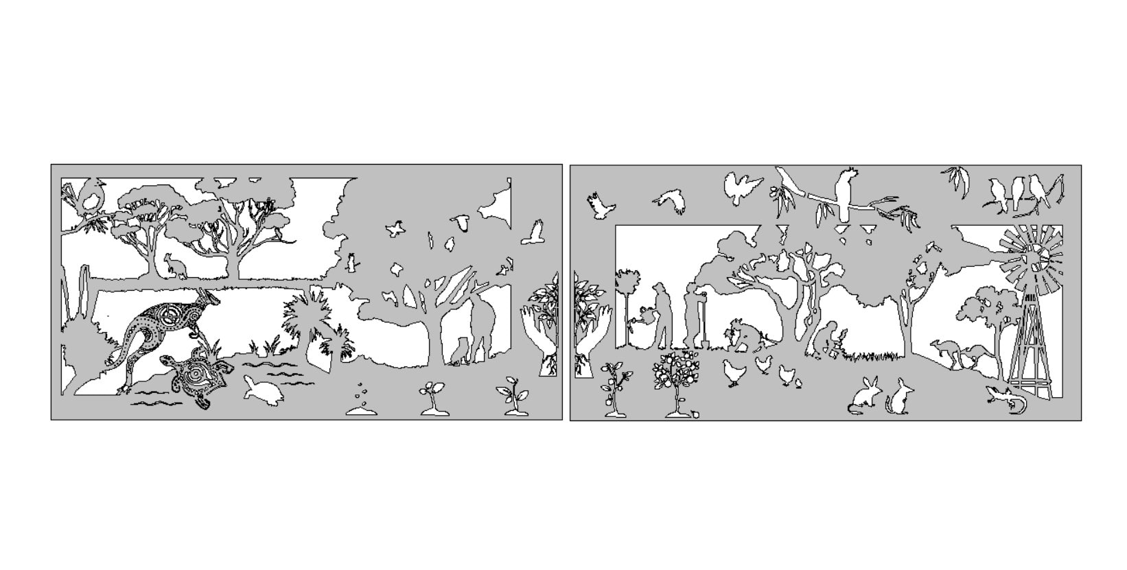 CNC CUTTING File-outback & Farm Designs Bundle Pack - Download Digital ...