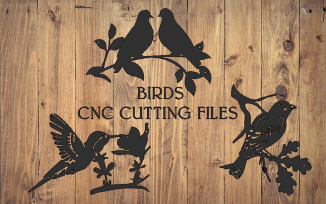 CNC CUTTING FILE - Bird Sihouettes, Pin up - Bundle Pack - Download ...