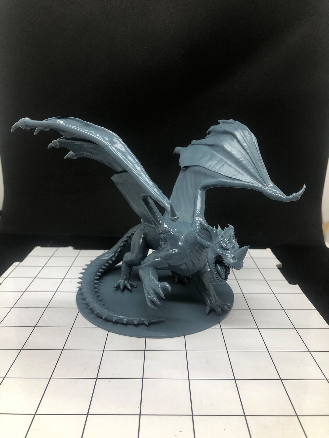 Ancient Blue Dragon Dungeons and Dragons Miniature Resin Printed 28mm ...