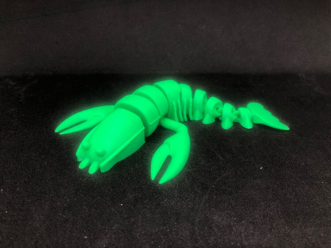 Articulated Lobster | Flexible Lobster Toy | Articulated 3D Printed ...