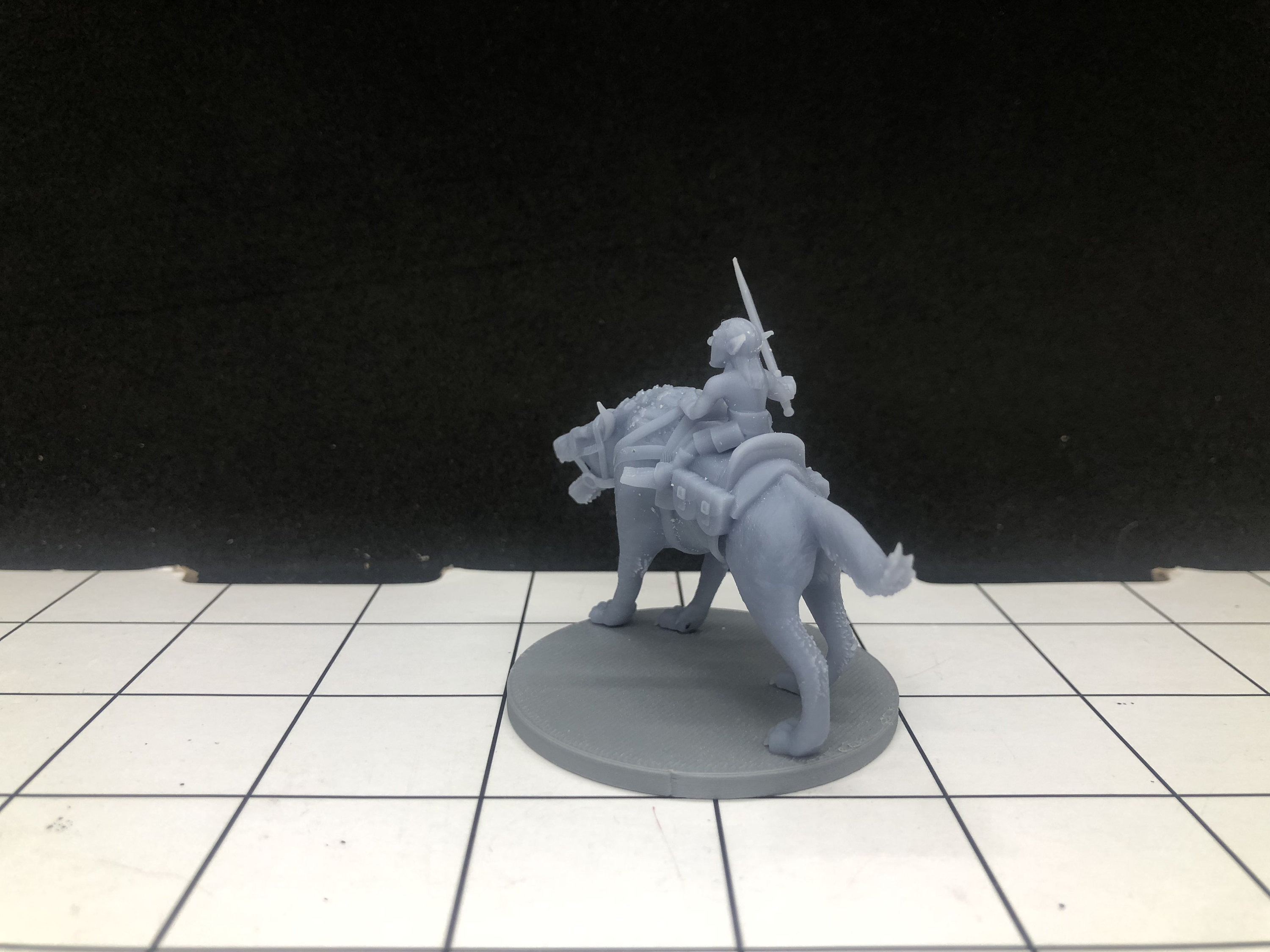 Goblin Worg Rider 28mm D&D Resin Figures Monster Miniature Design by ...