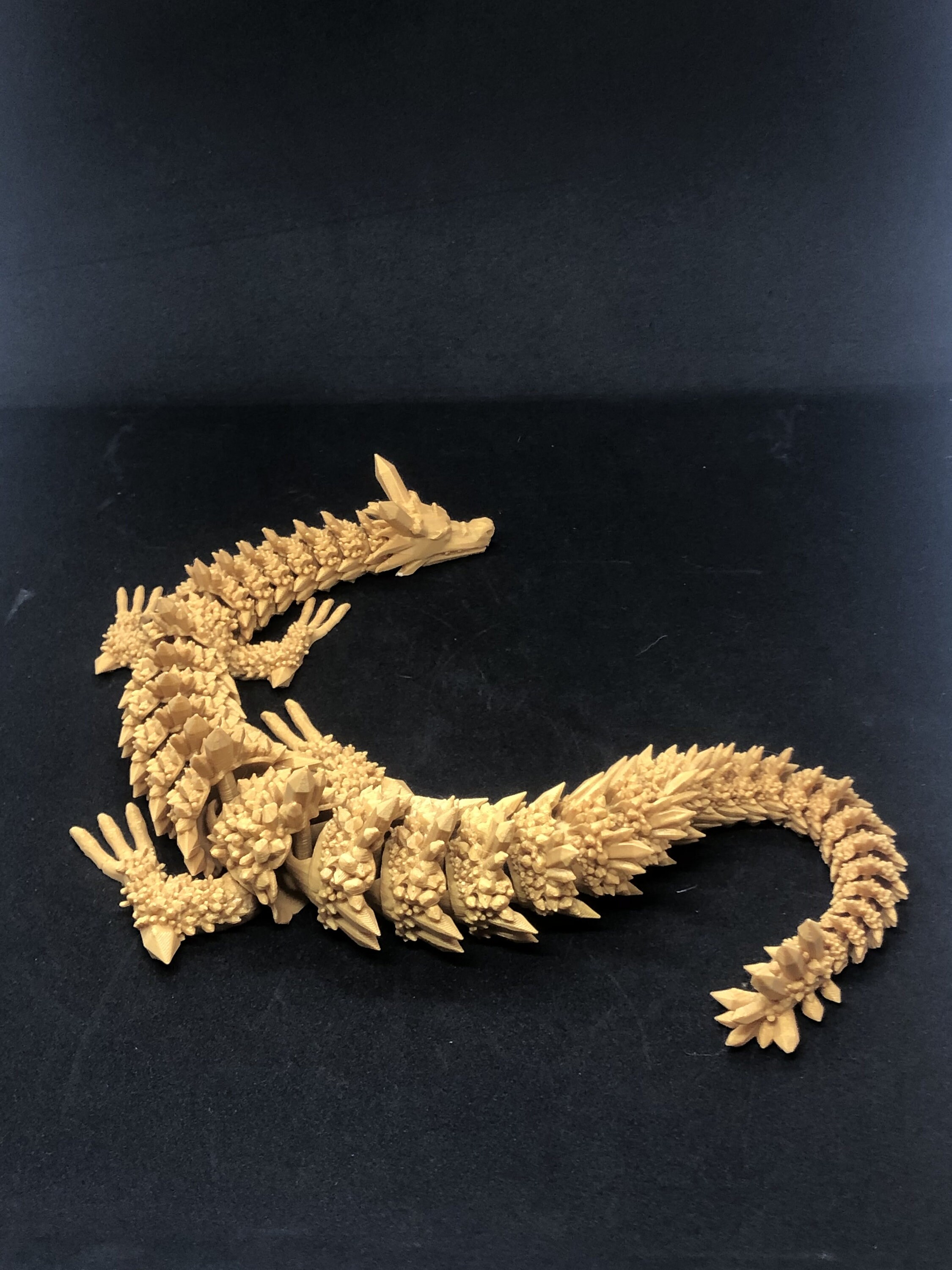 Articulated Crystal Dragon 3D Printed Dragon Toy Flexible Dragon ...