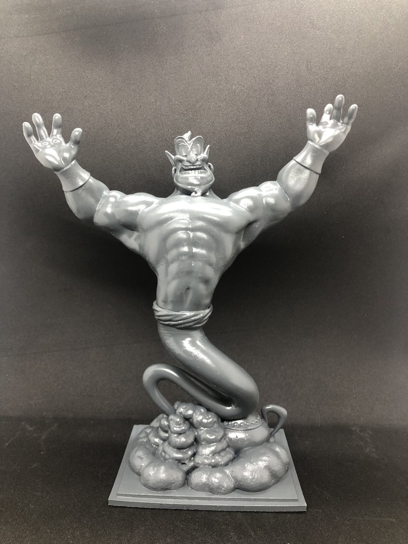 Genie Statue 3D Printed Genie Model Paintable Resin 3D Printed Figure ...