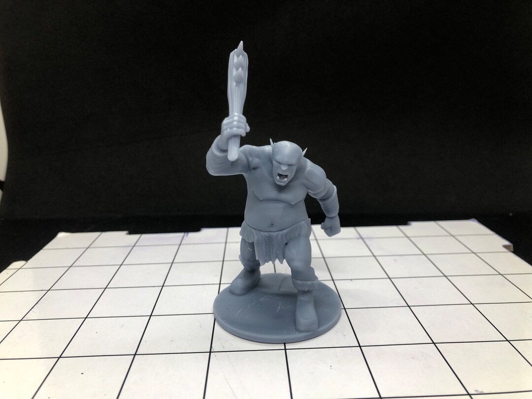 Ogre Miniature 28mm D&D Resin Figures Dungeons and Dragons Design by ...