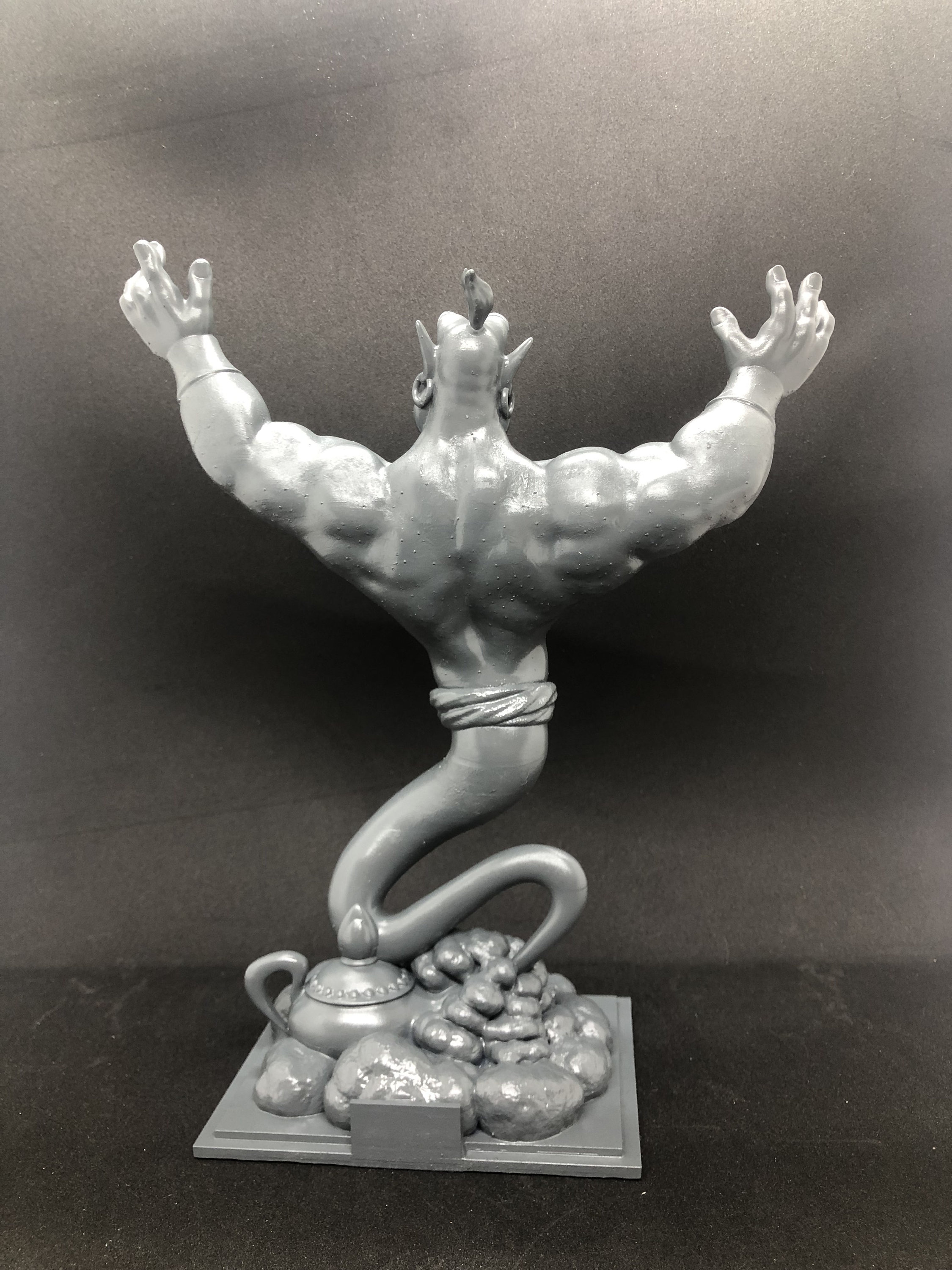 Genie Statue 3D Printed Genie Model Paintable Resin 3D Printed Figure ...