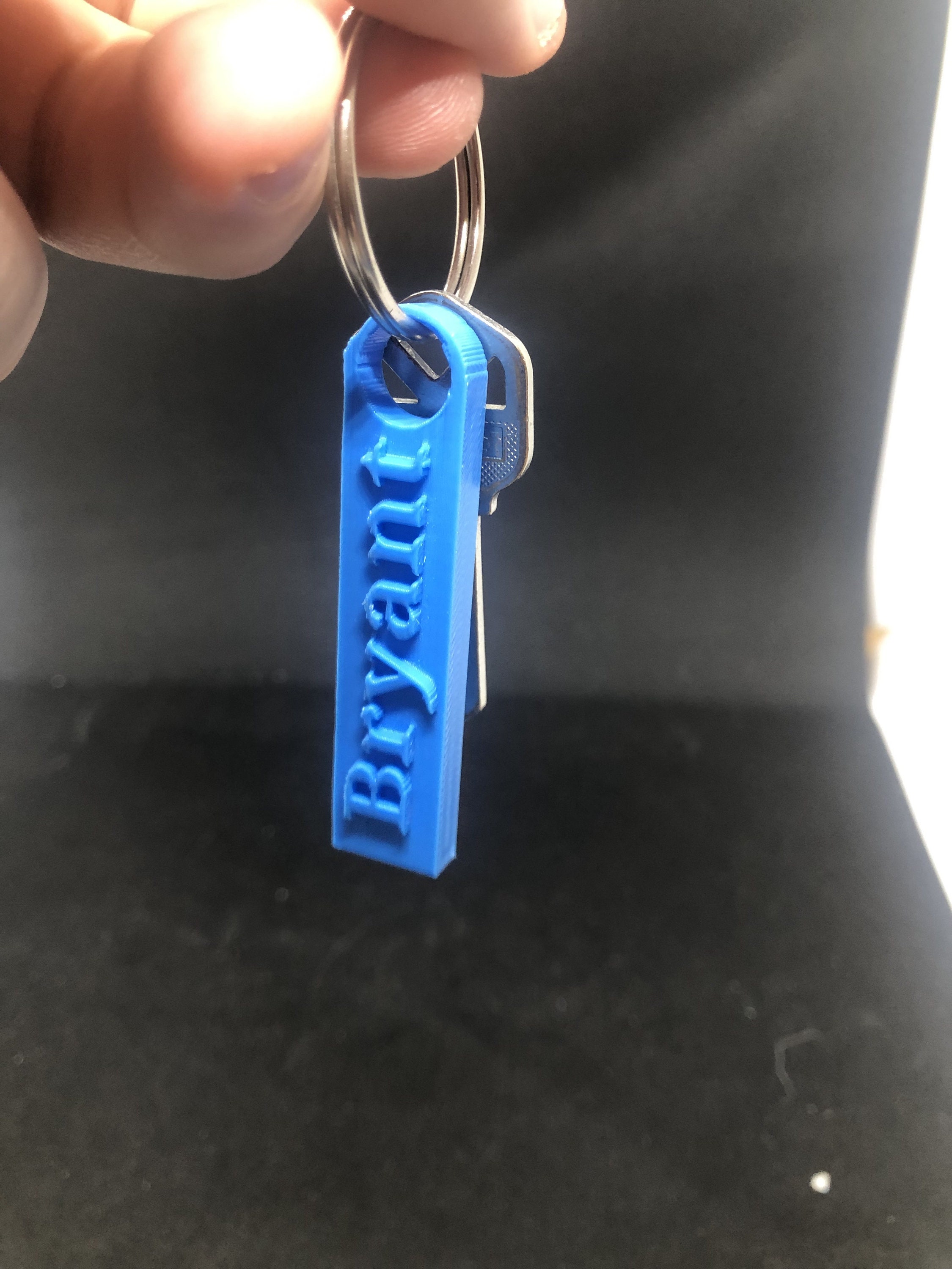 Custom Named Keychain Personalized Keychain 3D Printed Custom Keychain ...