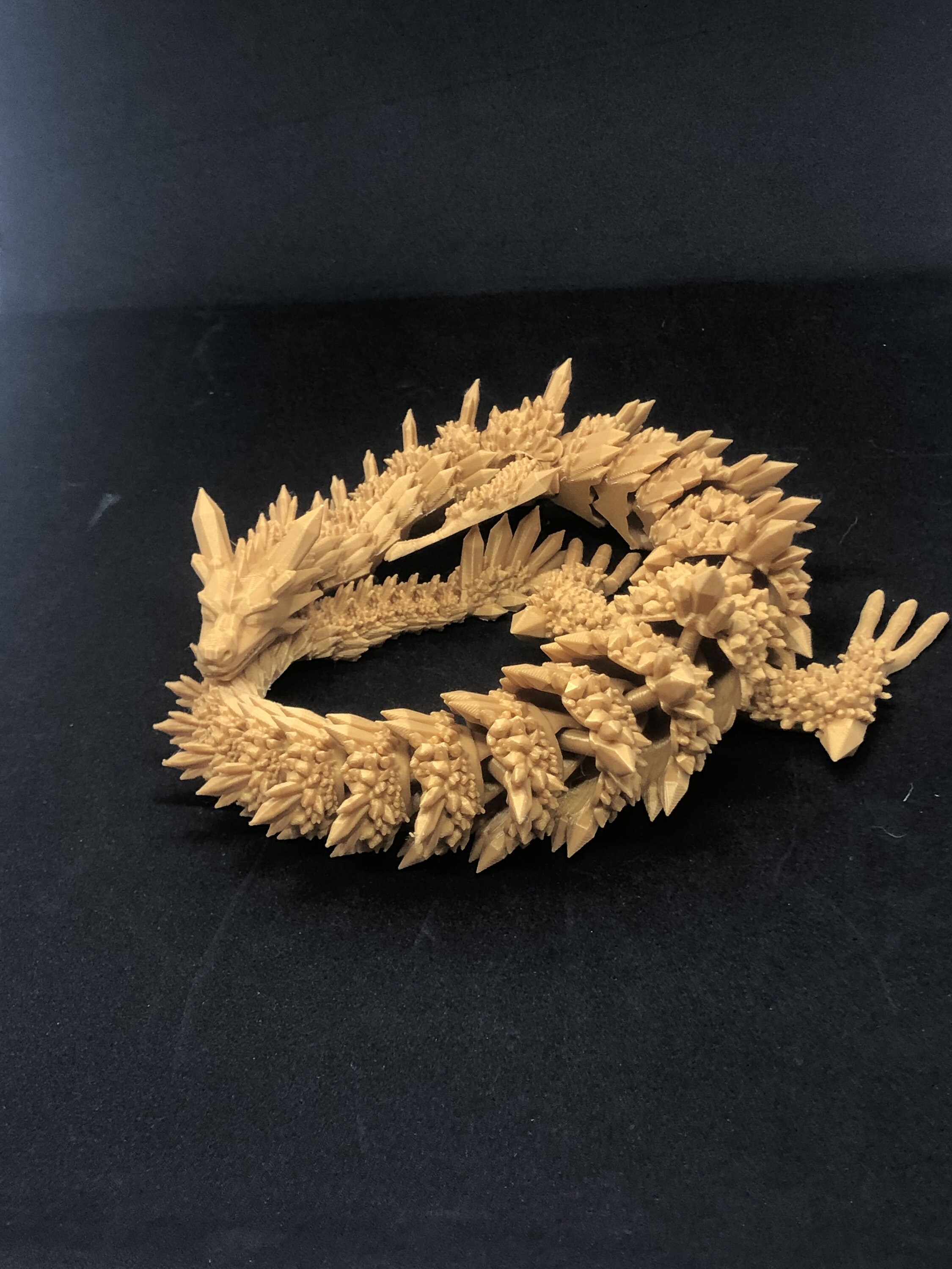 Articulated Crystal Dragon 3D Printed Dragon Toy Flexible Dragon ...