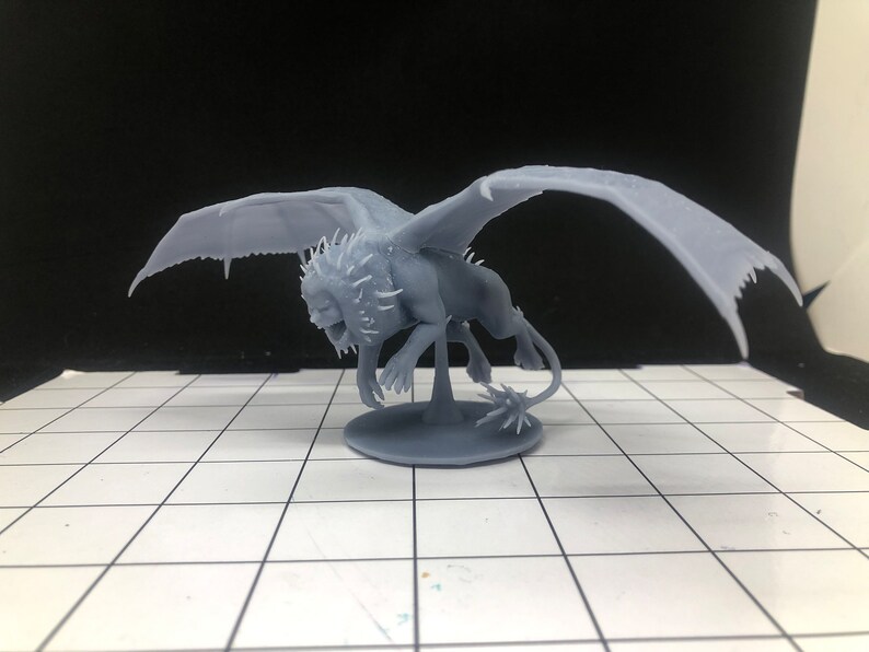 Manticore Miniature 28mm D&D Resin Figures Monster Miniature Design by ...