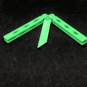 3D Printed Butterfly Knife | Simple Butterfly Knife Fidget Toy | Design ...