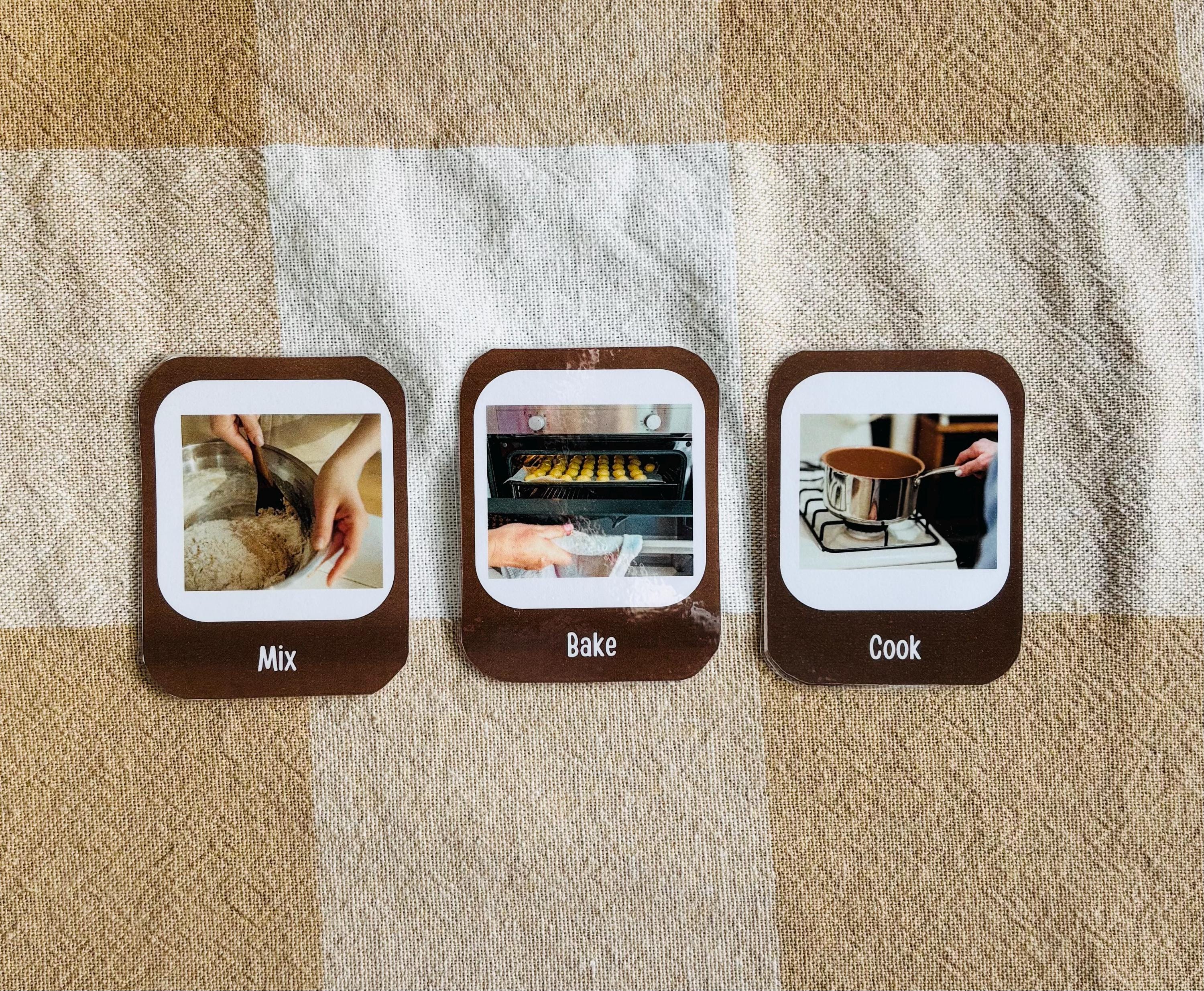 Visual Recipe Cards for Toddlers: Montessori Cooking Ingredient ...