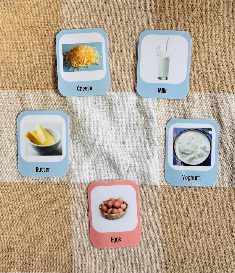 Visual Recipe Cards for Toddlers: Montessori Cooking Ingredient ...